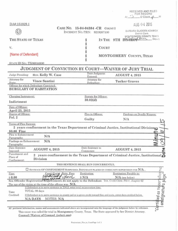 Proving up judgments | Texas District & County Attorneys Association